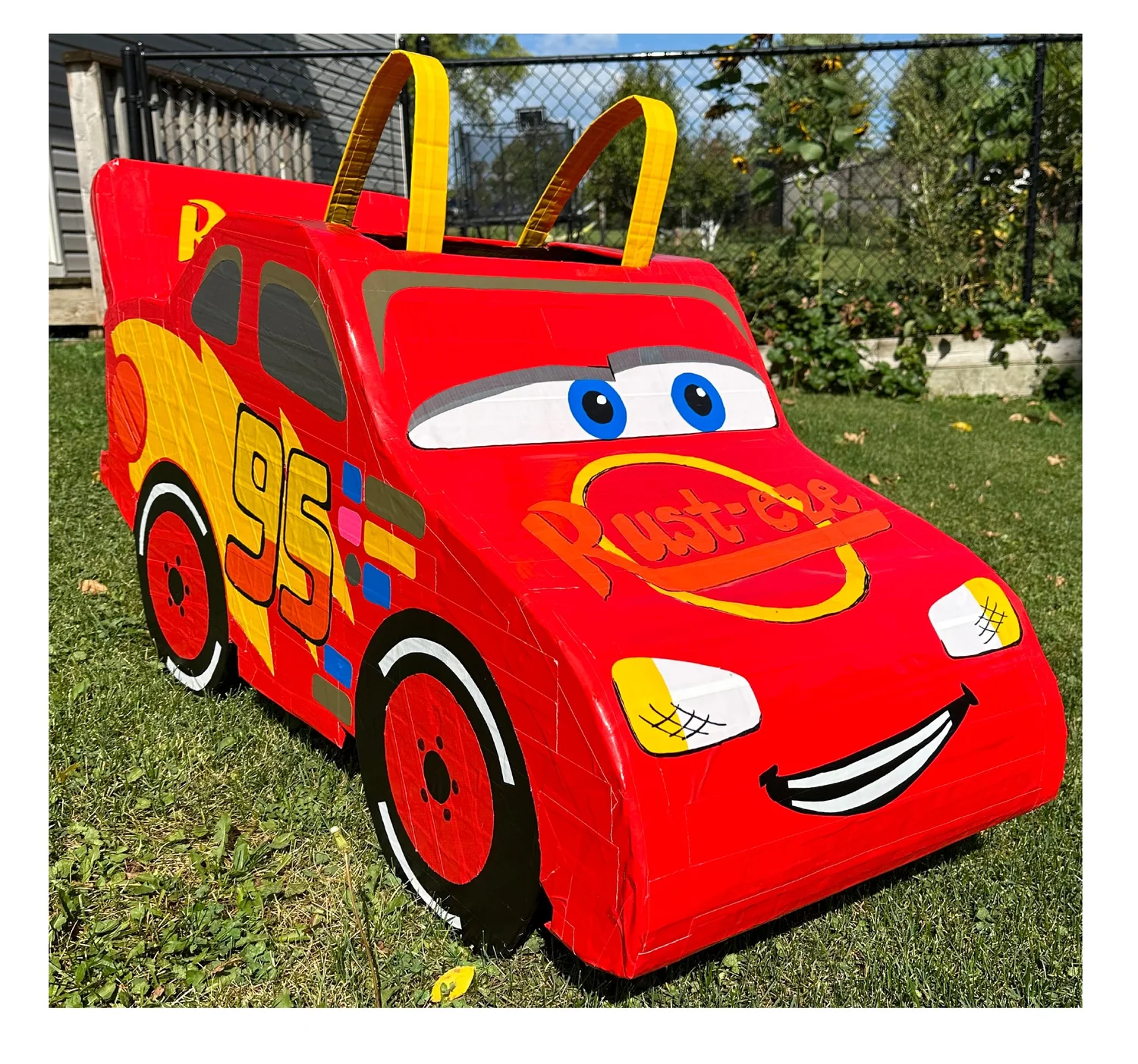DIY LIGHTENING McQUEEN KIDS COSTUME — em victory studio