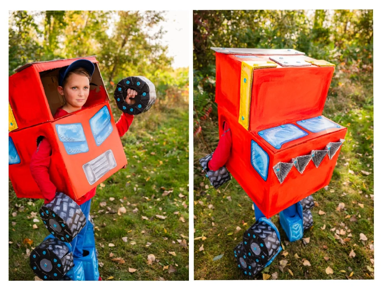 DIY Cardboard Transformer Costume — em victory studio