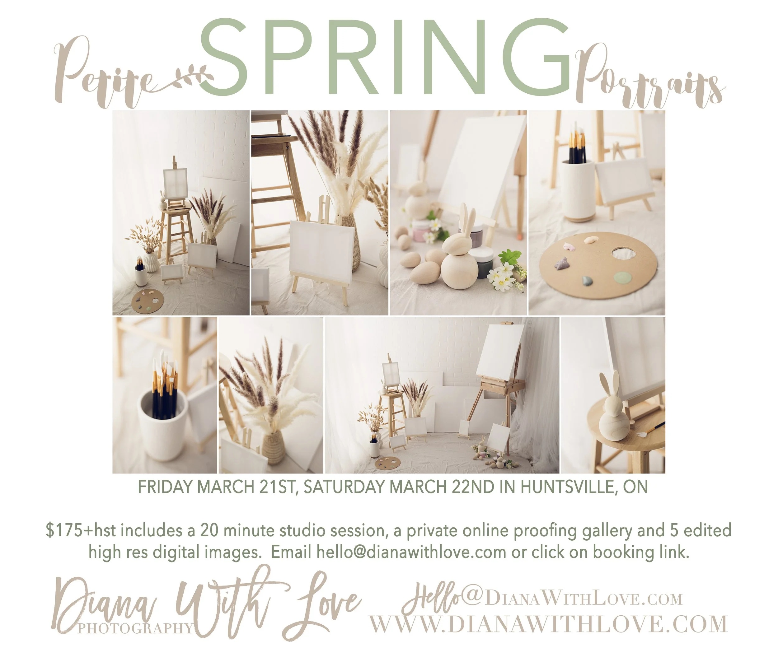 2025 Petite Spring Portraits NOW BOOKING — Diana With Love Photography