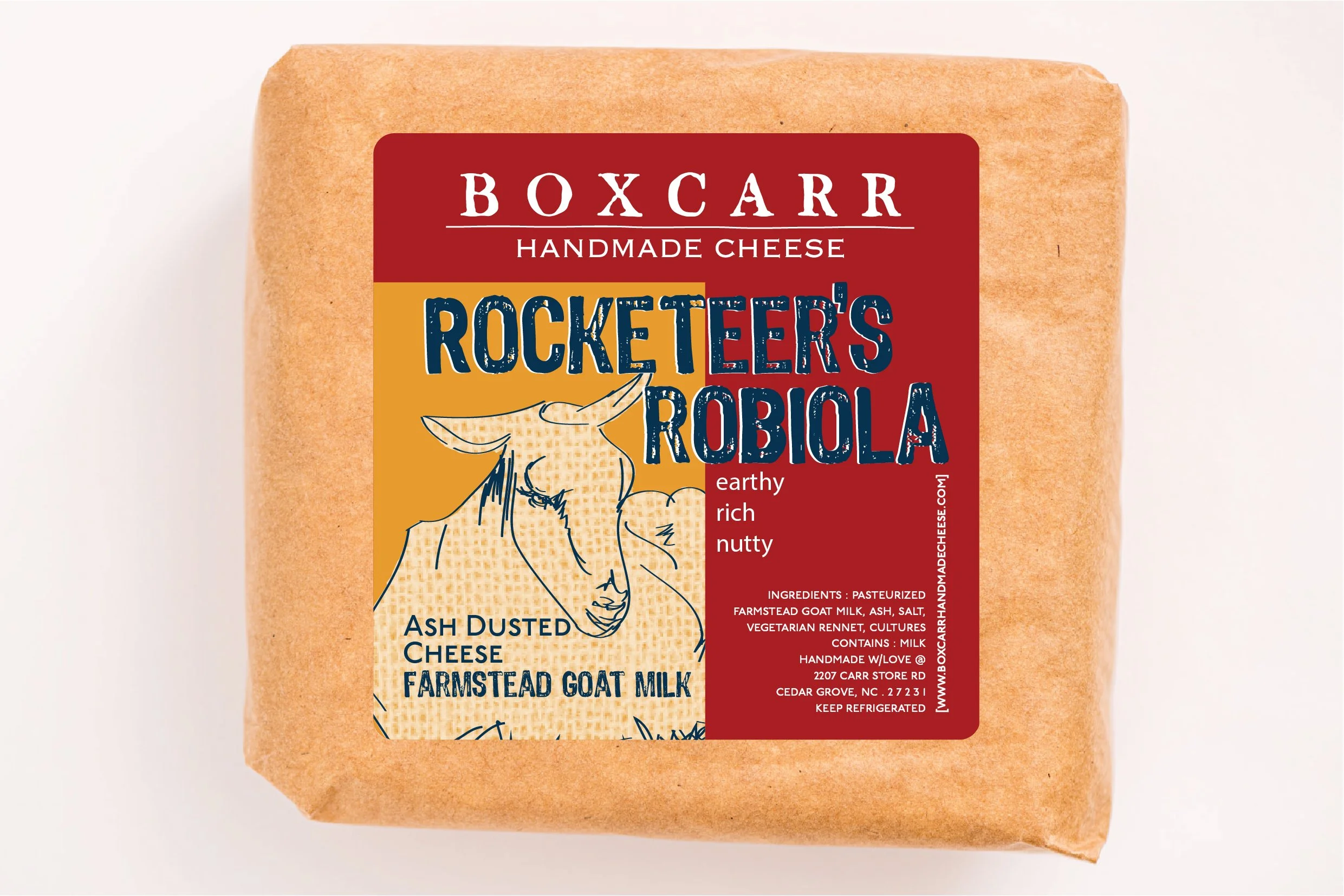 Rocketeer's Robiola — Boxcarr Handmade Cheese