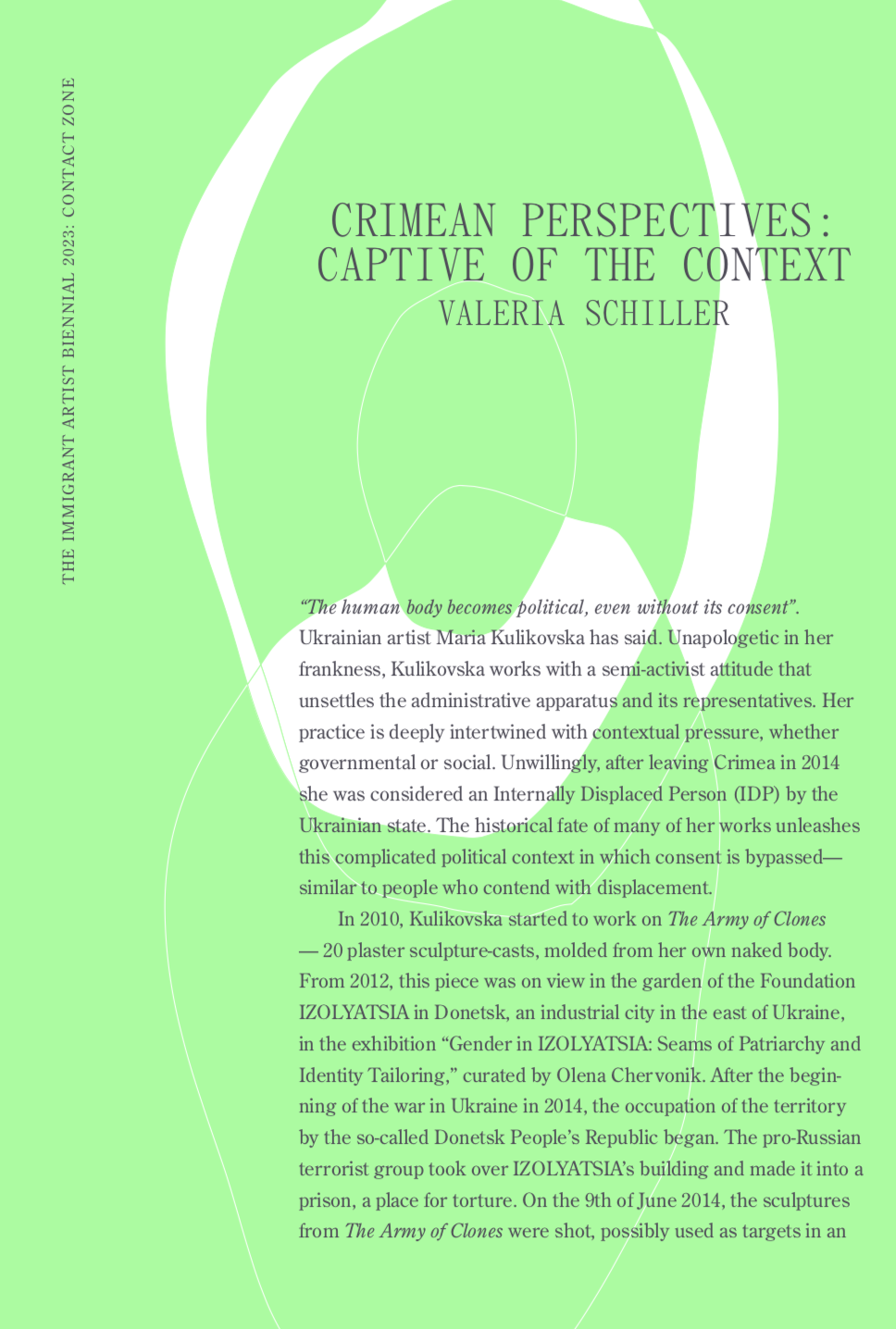 Catalogues — The Immigrant Artist Biennial [TIAB]