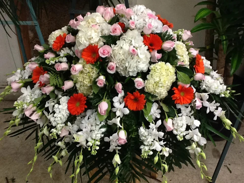 Casket Spray Arrangements — All Season Florist & Gifts 四季花舖