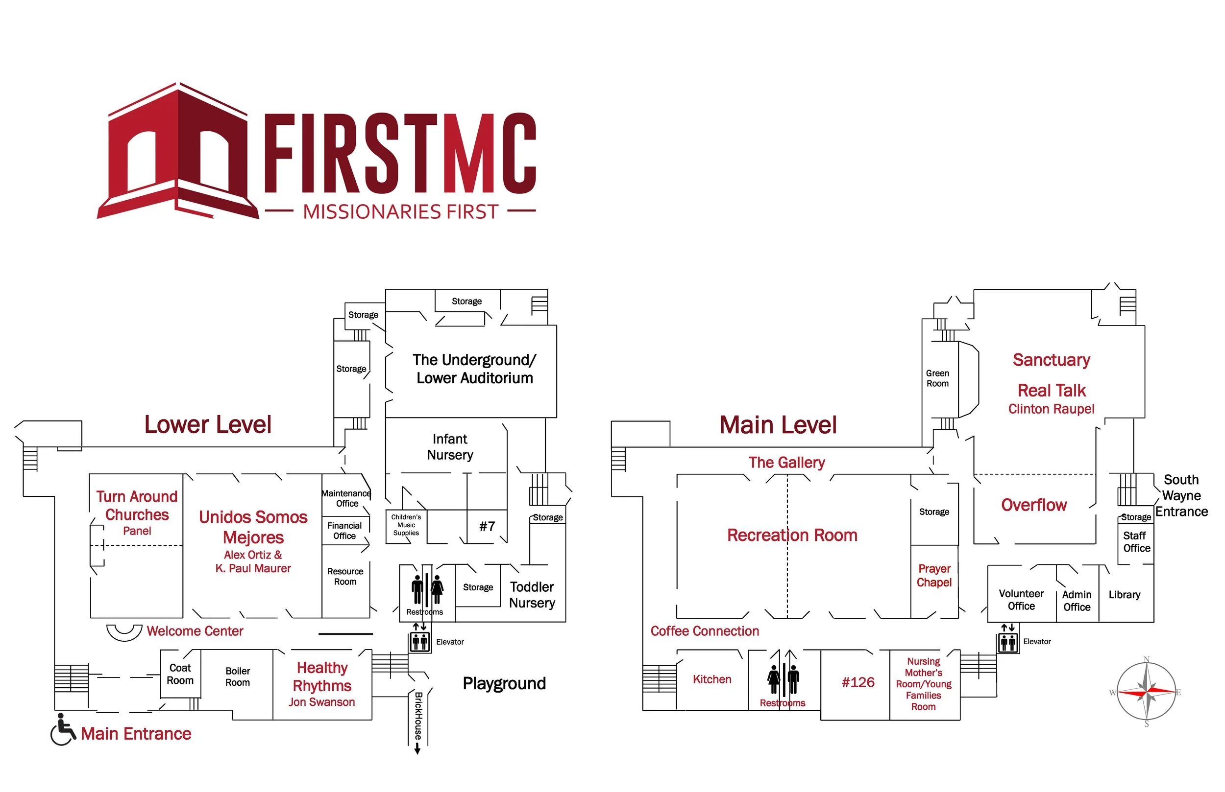 FMC Map — Central Region, MCUSA