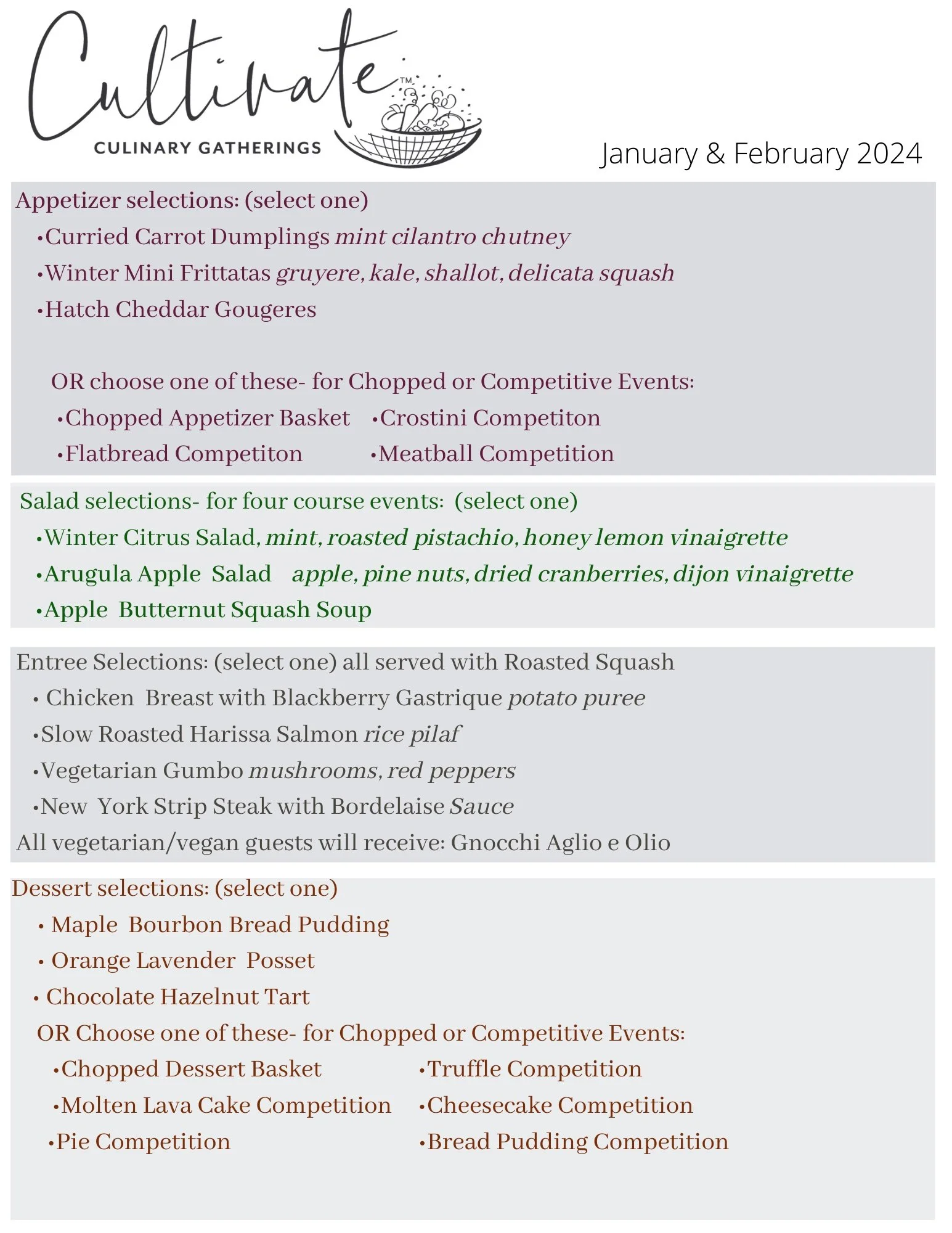 Private Events & Team Buildings — Cultivate