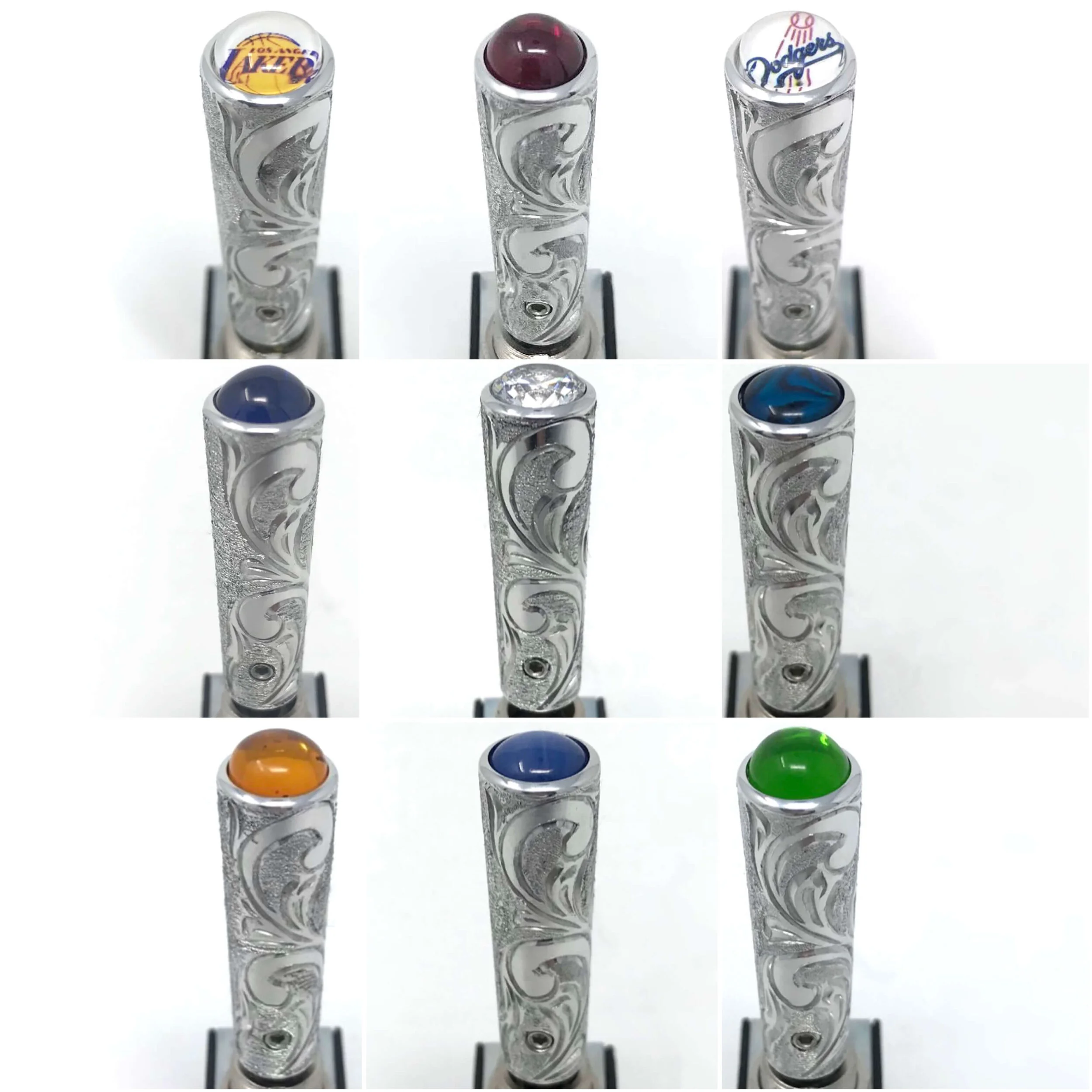 Highly Polished Engraved Toggle Switch Extension With Any Gemstone ...