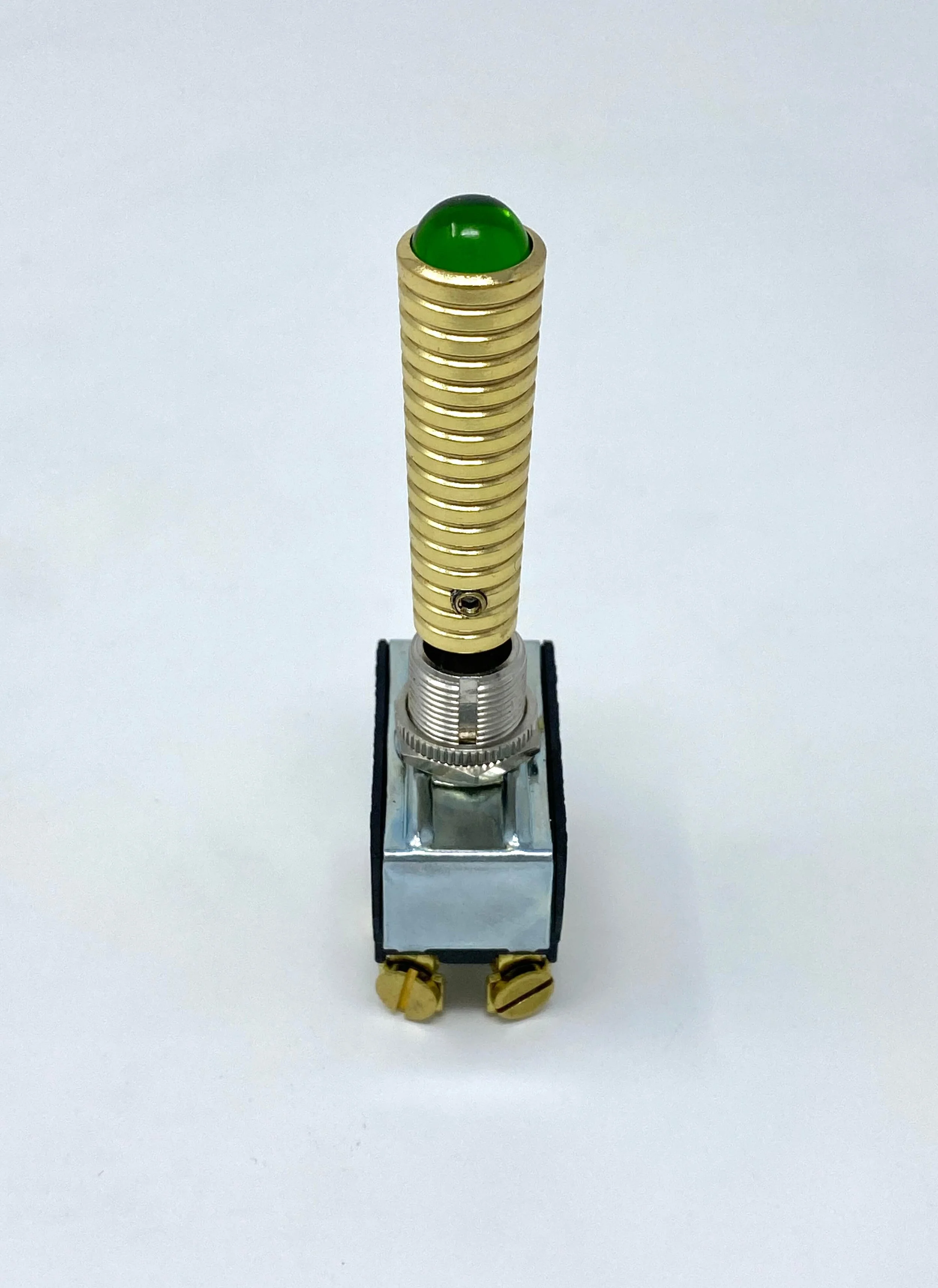 Ribbed Gold Toggle Switch Extension With Gemstone / Diamond / Logo ...