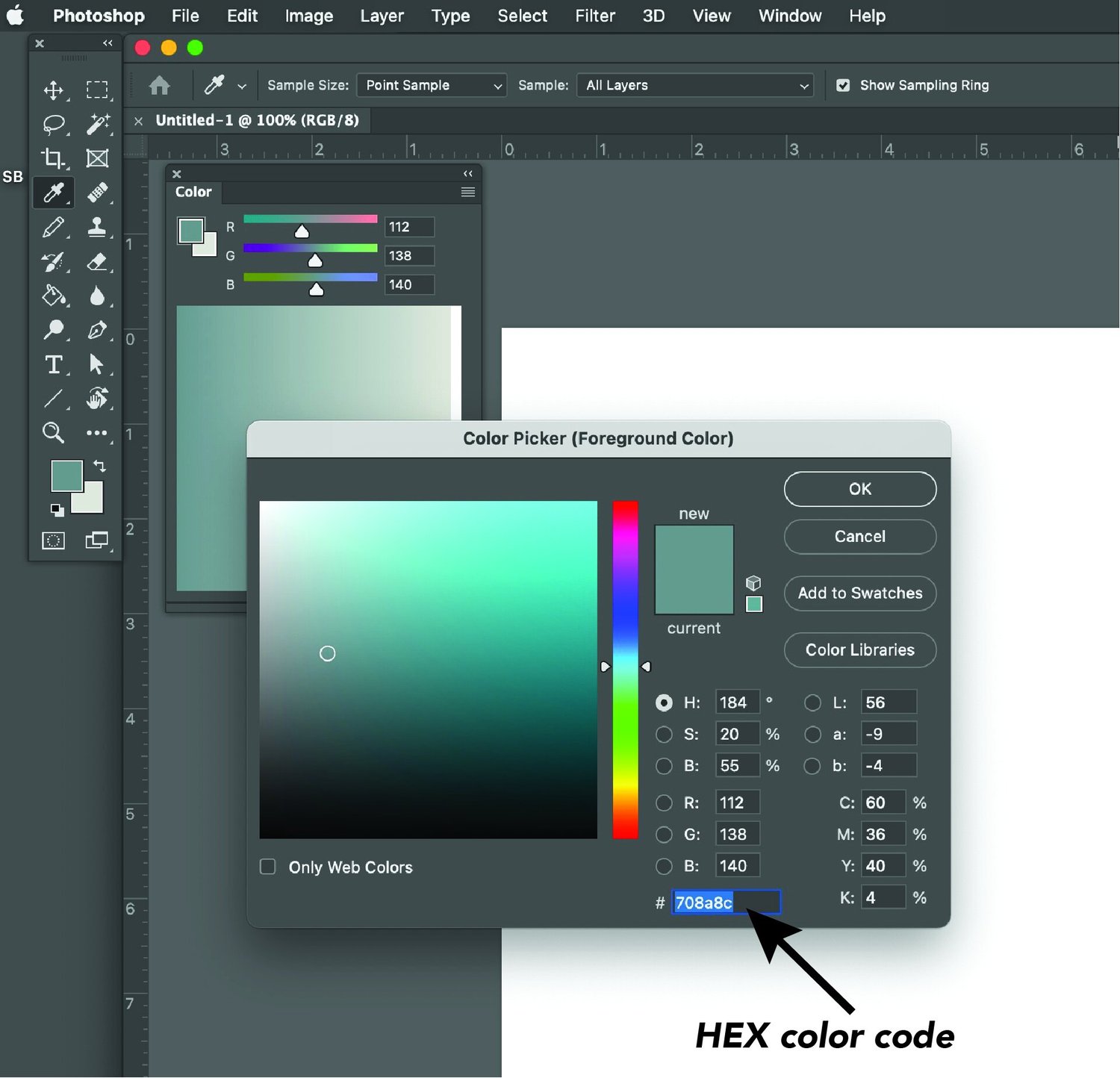 Working with HEX Colors — The Textile Eye