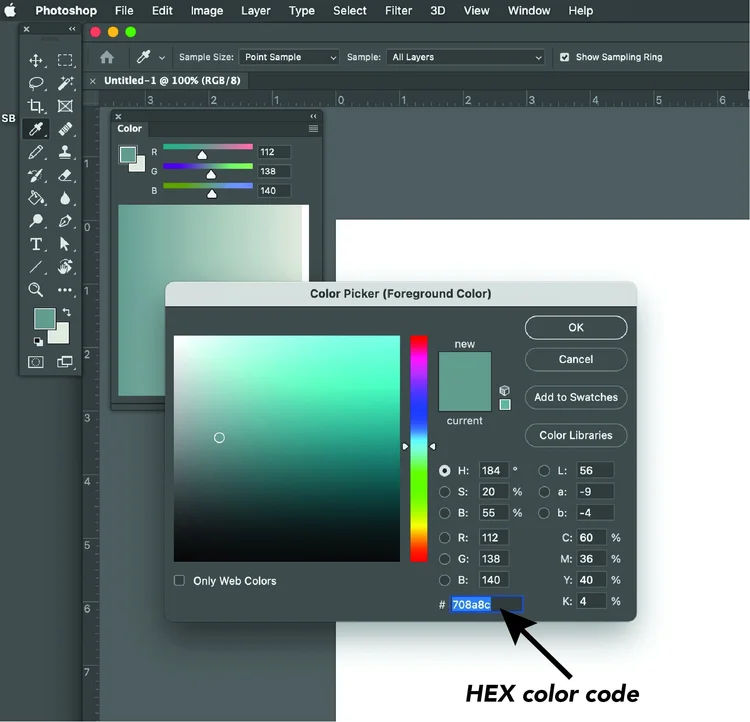 Working with HEX Colors — The Textile Eye