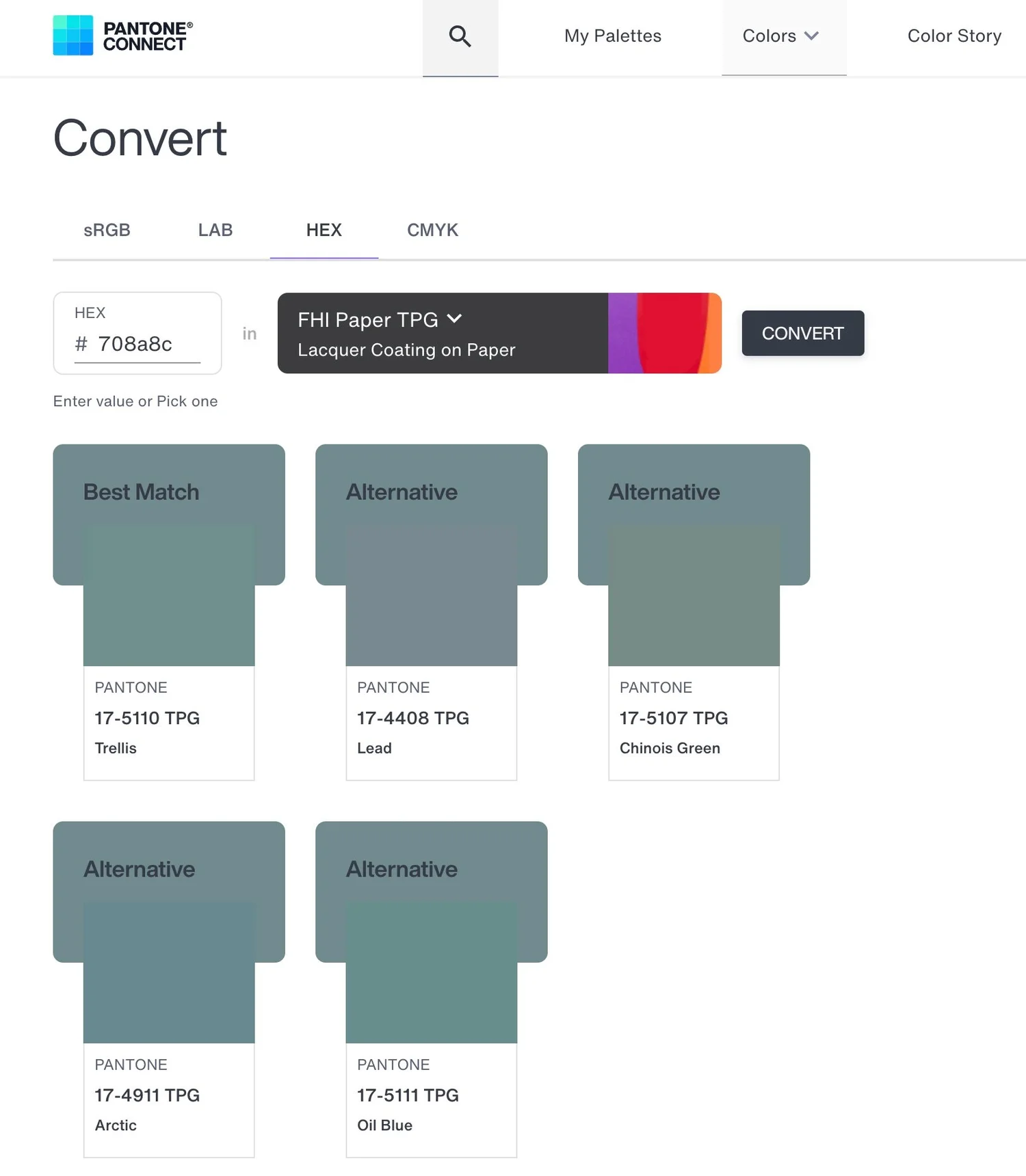 Working with HEX Colors — The Textile Eye