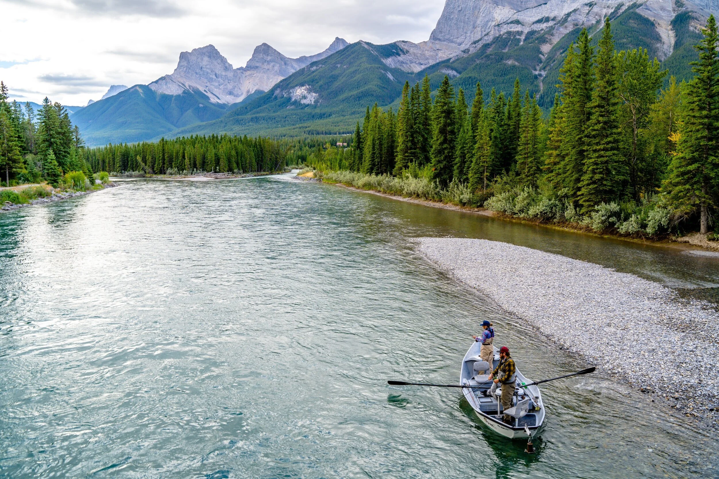 Canmore Fishing Adventures – boat trips on the Bow River from Banff to ...