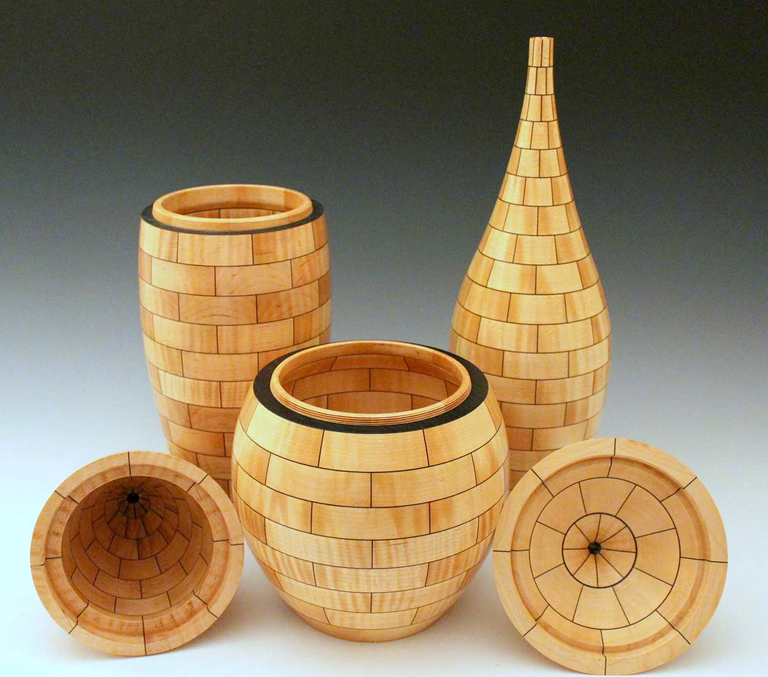 Three Vase Set — Canterbury Turnings
