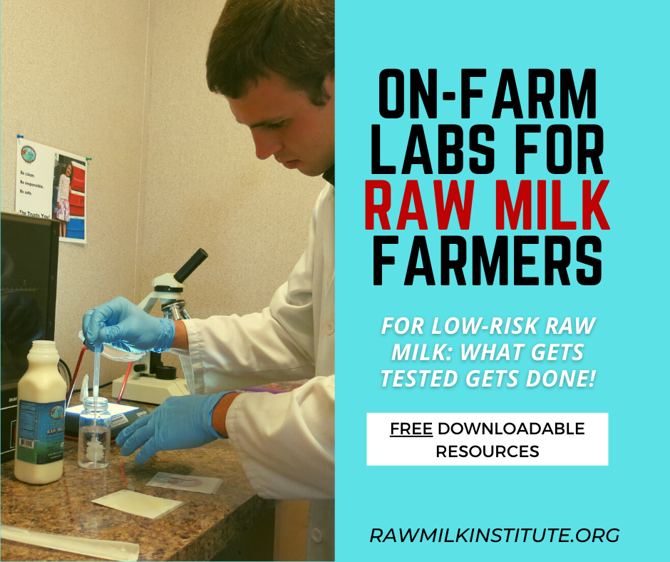 On-Farm Lab Testing for Raw Milk Farmers — Raw Milk Institute