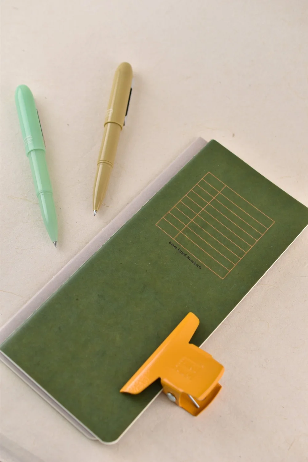 hand stitched notebook by kata golda — rock paper scissors