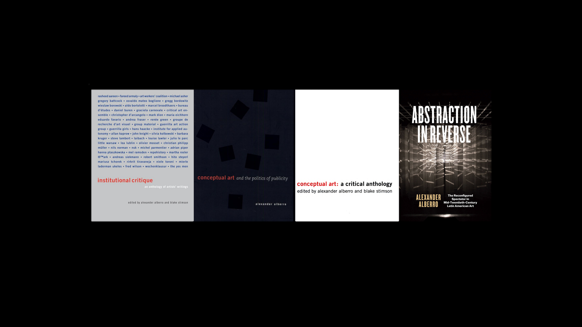 Selected Writings — Alexander Alberro