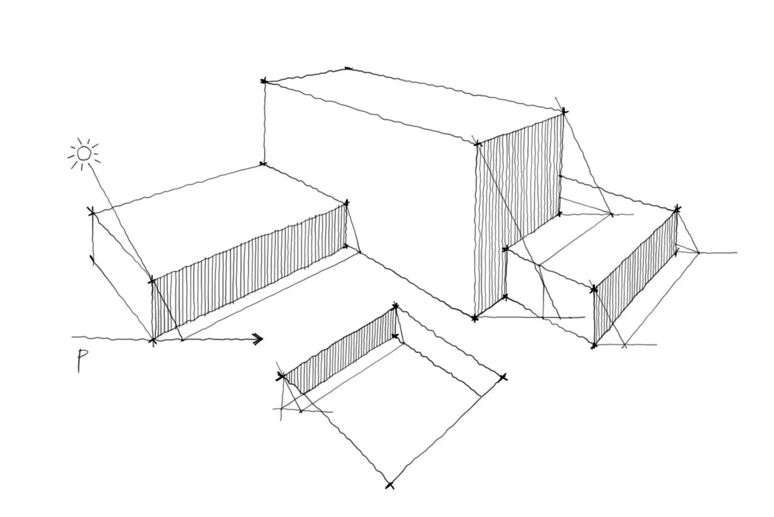 Step-by-step Tutorial: Shading in Perspective — Sketch Like an Architect