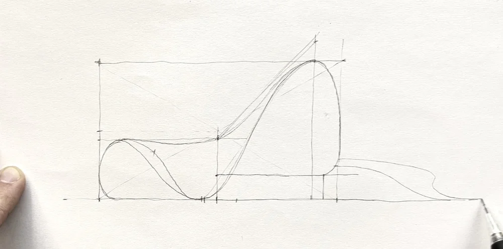 How To Draw Heydar Aliyev Center In 5 Steps — Sketch Like an Architect