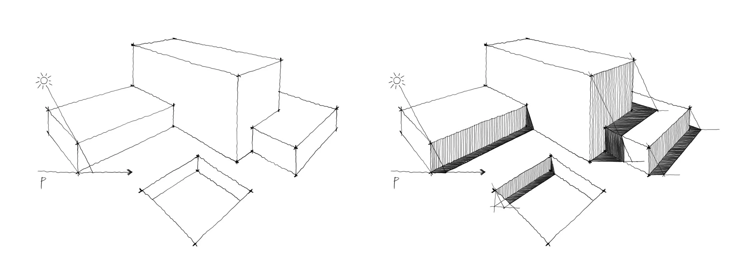 Step-by-step Tutorial: Shading in Perspective — Sketch Like an Architect