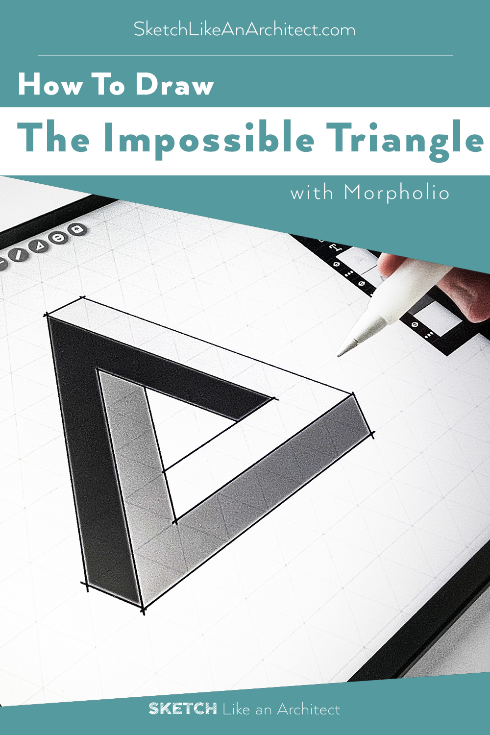 How To Draw The Impossible Triangle? [Draw Along Video For Beginners ...