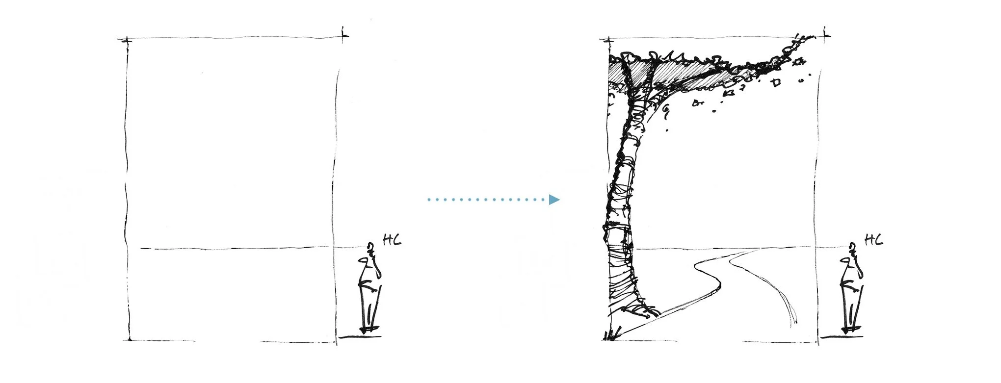 How to Draw Multi-Point Perspective Sketch with Color Markers — Sketch ...