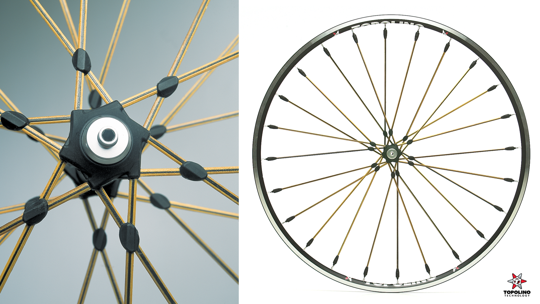 Carbon fiber bicycle wheels — TOPOLINO design
