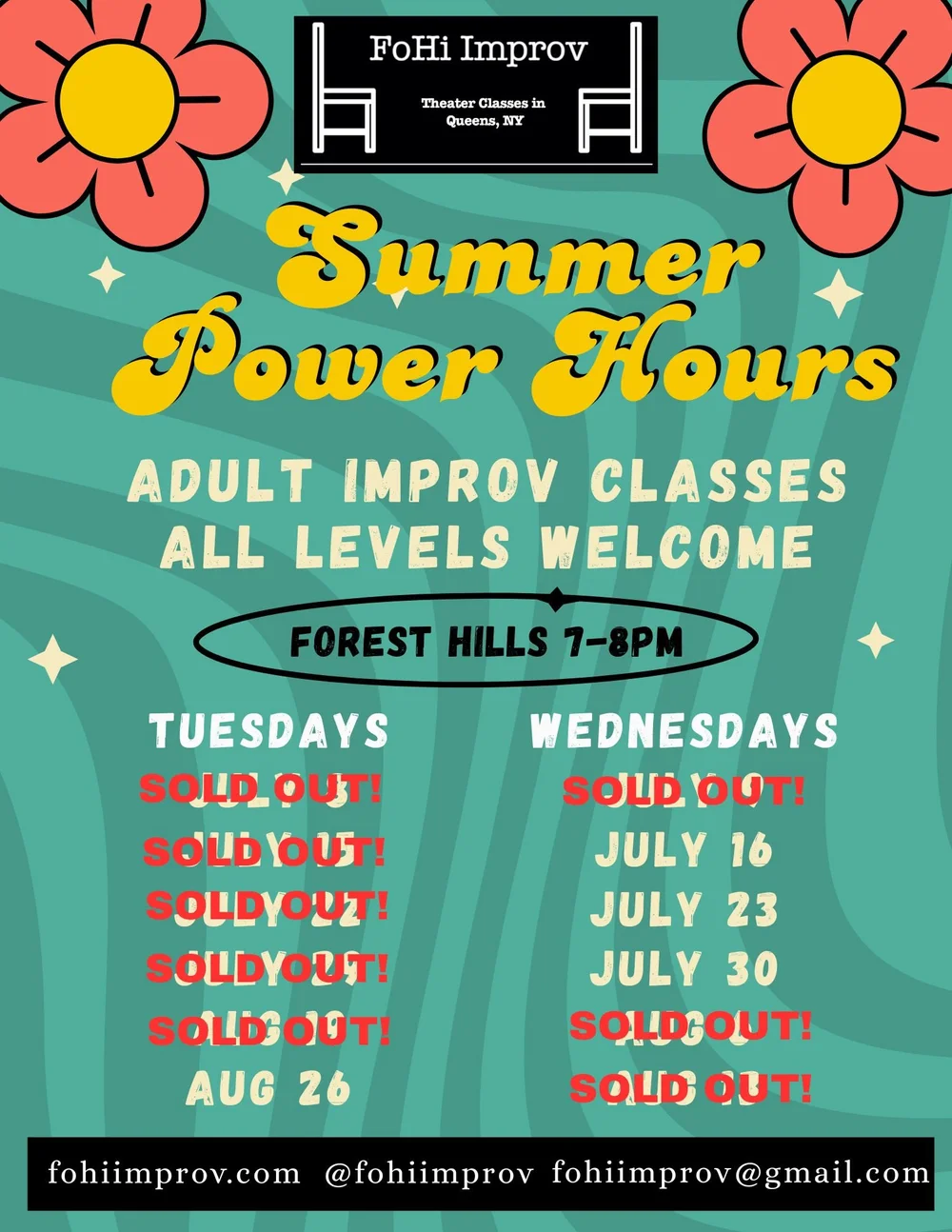 Summer Power Hours — FoHi Improv