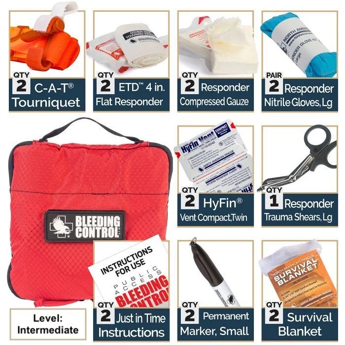 Public Access Bleeding Control Twin Pack — Combat First Aid