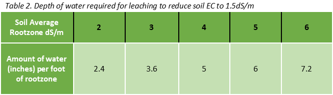 Salt Leaching in Orchards and Vineyards — SJV Trees and Vines