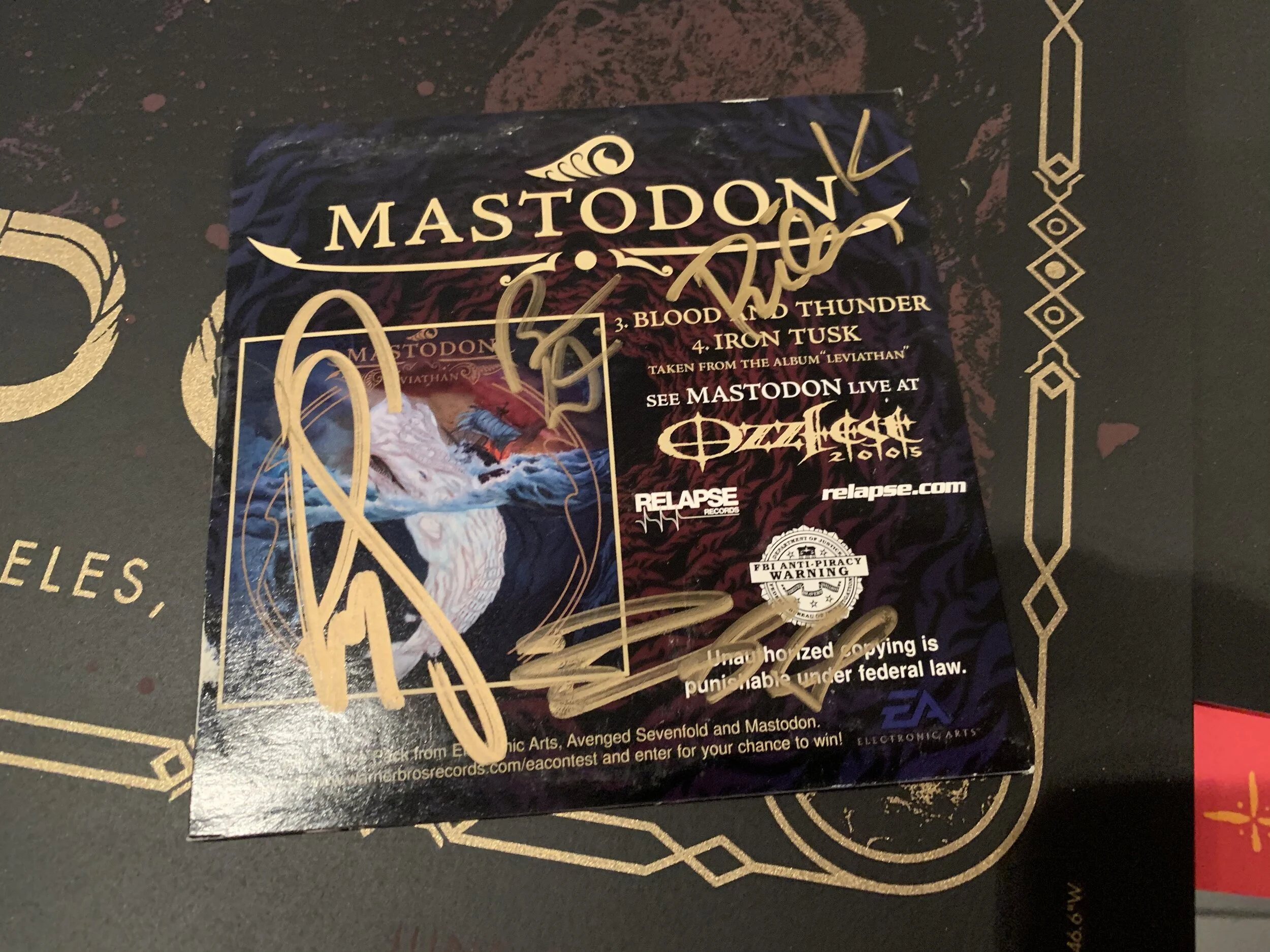 Mastodon Merchandise - Official Signed Gear