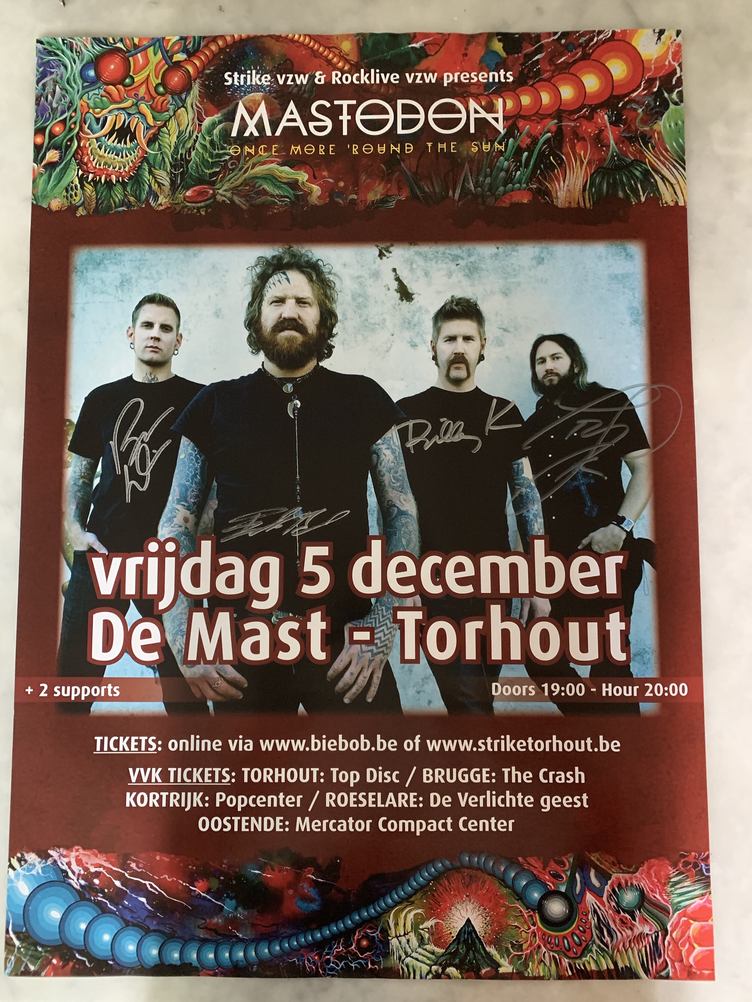 Mastodon Merchandise - Official Signed Gear