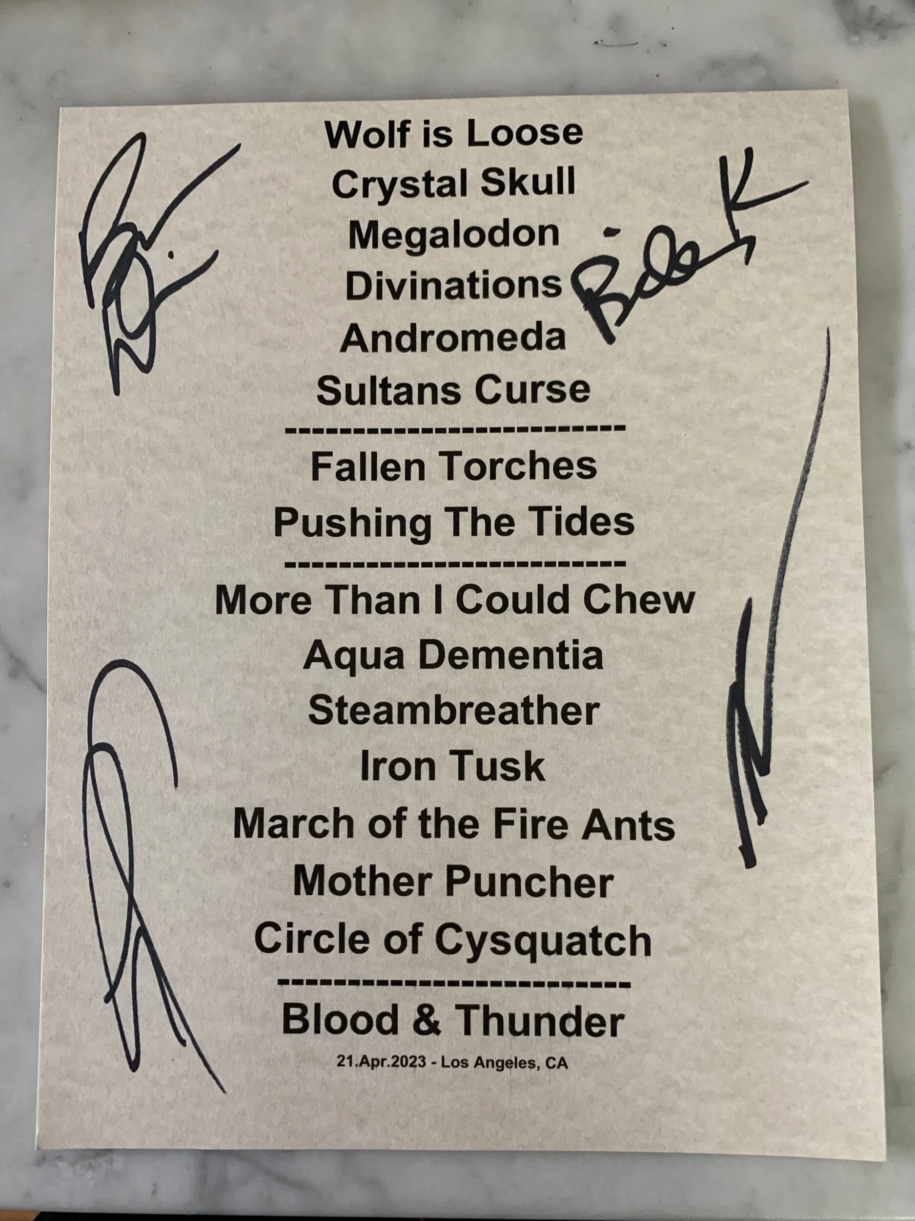 Mastodon Merchandise - Official Signed Gear