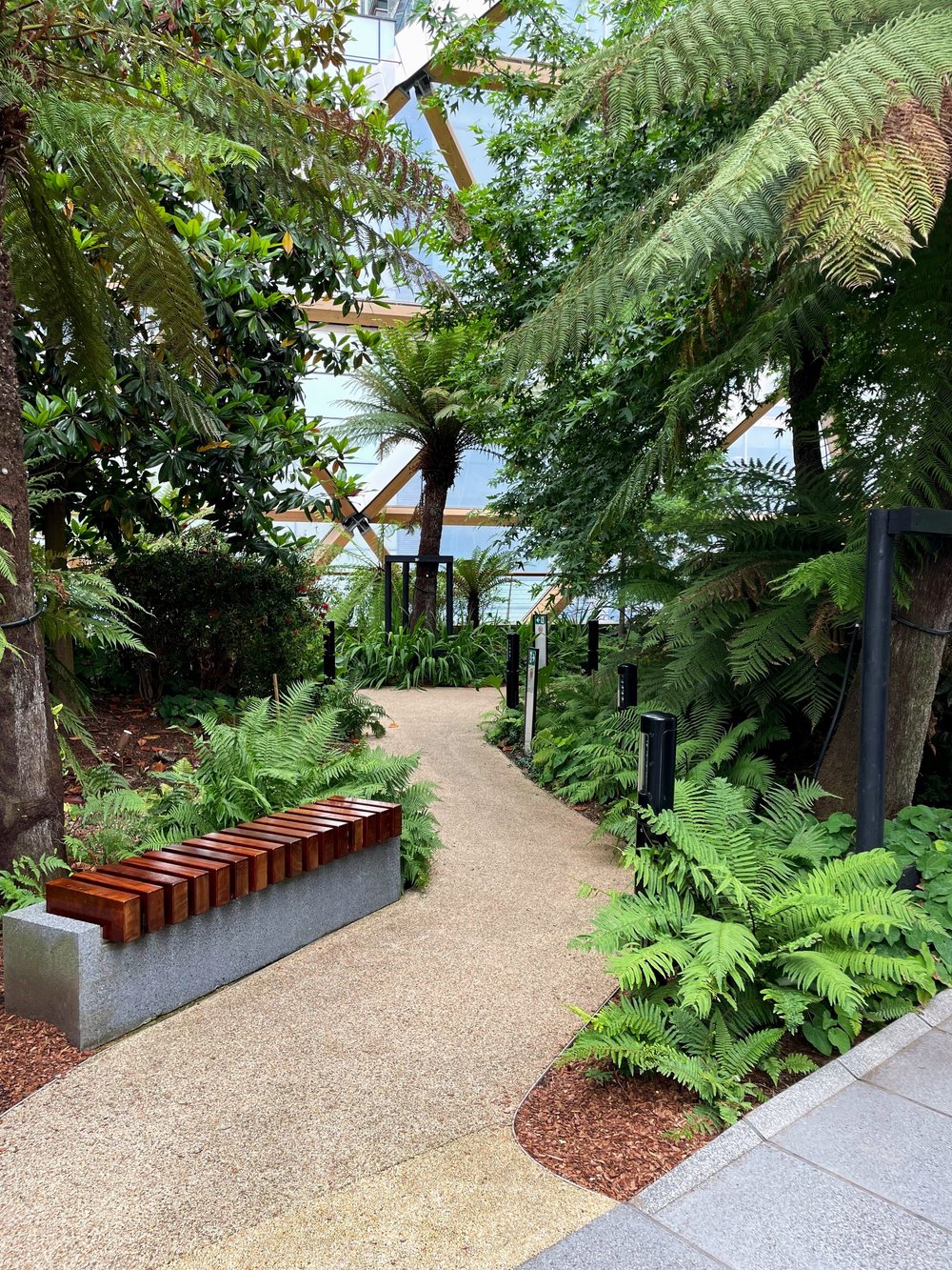 FLO London | Crossrail Place Roof Garden: A serene hidden oasis in ...