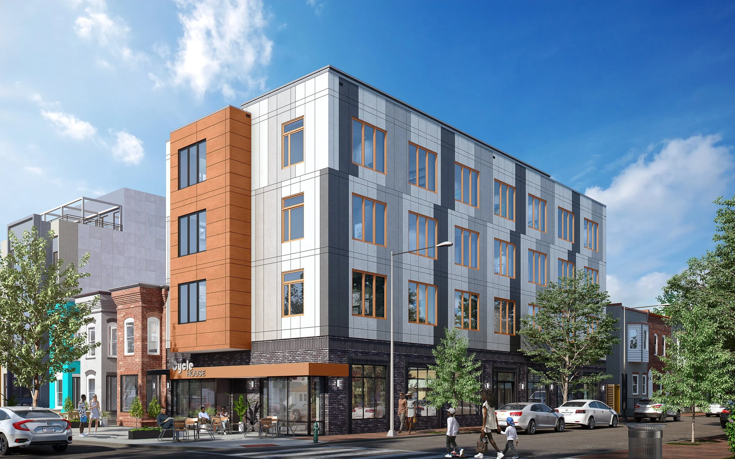 Cycle House Net Zero Energy Mixed-use Affordable Housing — Heleos
