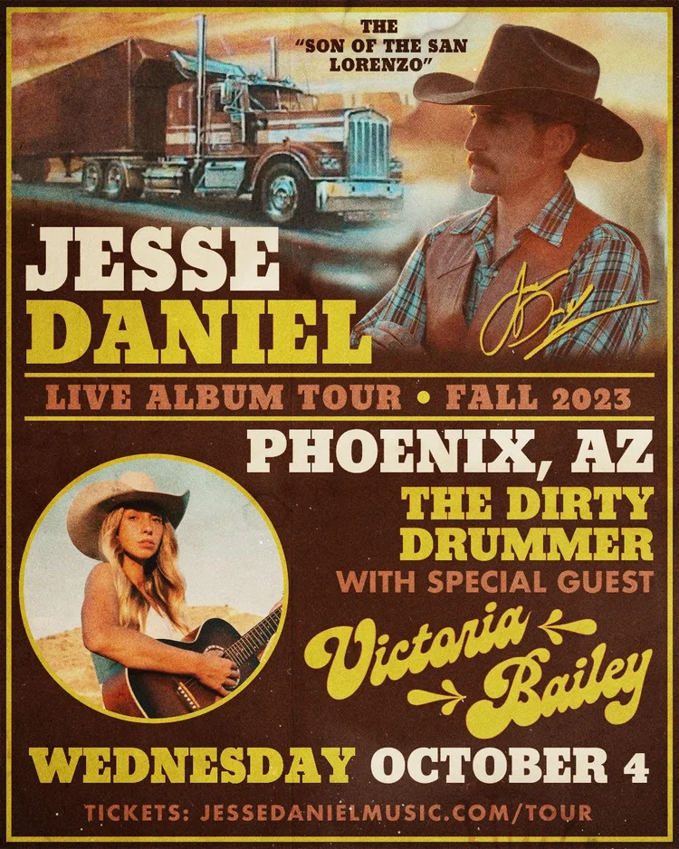 Jesse Daniel Band with Victoria Bailey — The Dirty Drummer