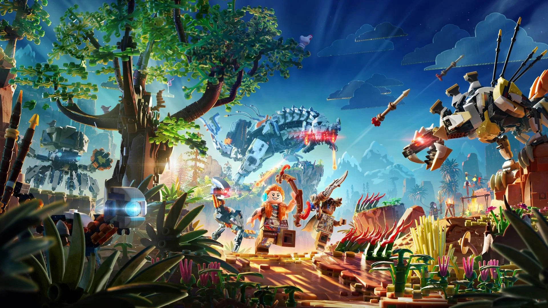 Green Question Marks Lego Horizon