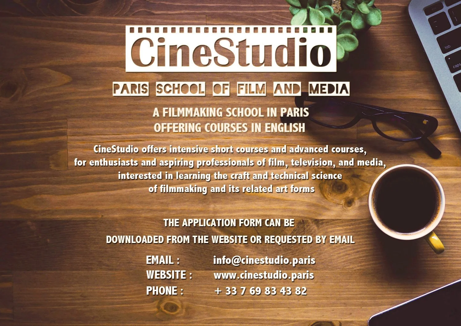 Short courses — CineStudio | Paris School of Film and Media