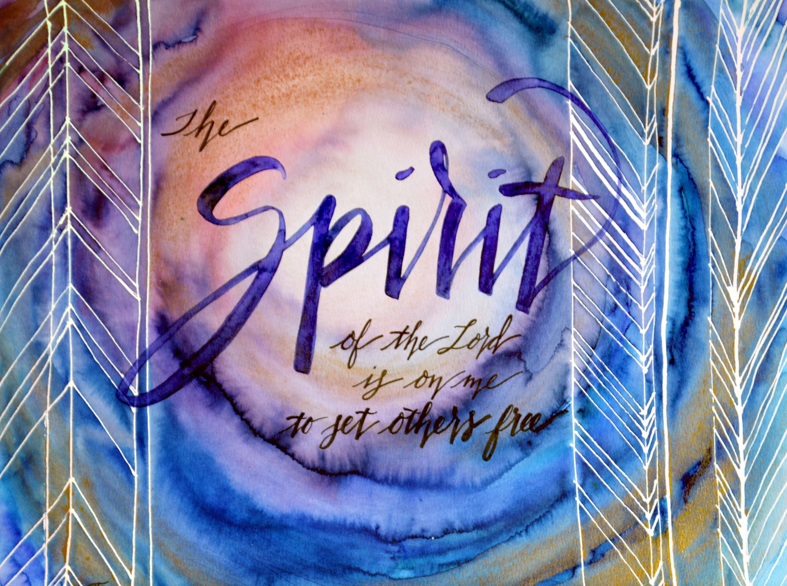The Spirit Sets Free, set free movement, 2024 calendar, tealpatrickart ...