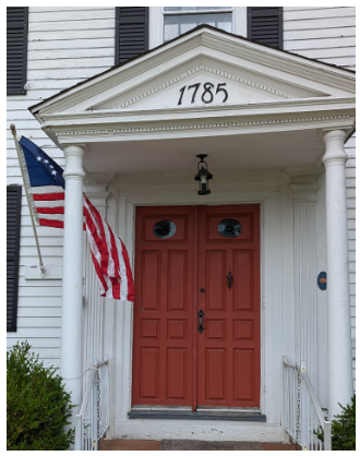 Front Door with Bullseye Windows — Cheshire Historical Society