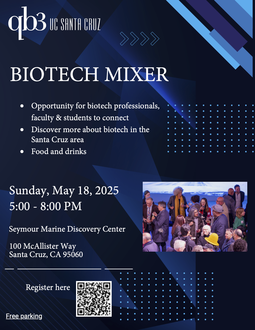QB3 UCSC Biotech Mixer to Connect Innovators and Industry Leaders ...