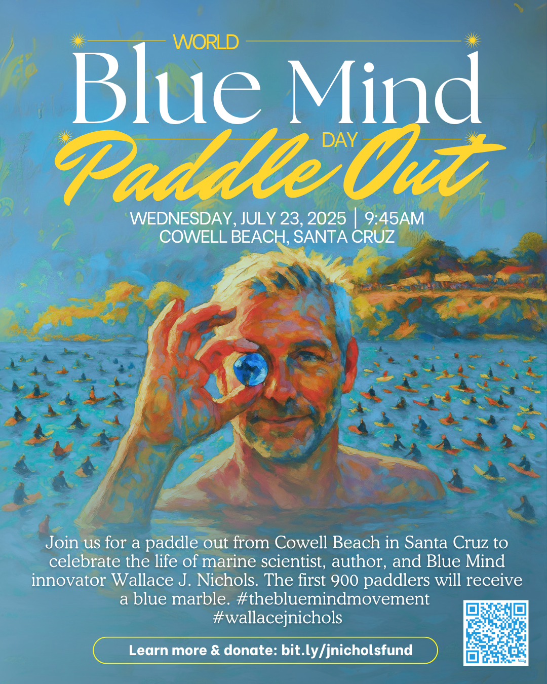 Blue Mind Nichols paddle-out — Santa Cruz Works