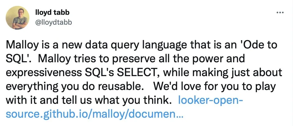 Looker Founder Helps Create New Data Exploration Language, Malloy — Santa Cruz Works