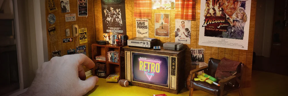 DAVID MINIATURES - RETRO ROOMS
