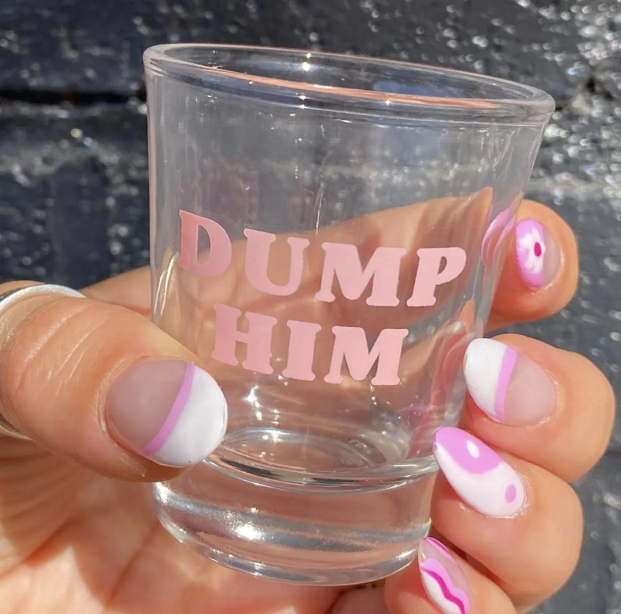 Pretty in Pink Shot Glass Barware Kitchen & Dining etna.com.pe