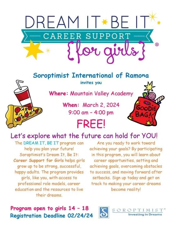 Event page — Soroptimist International of Ramona