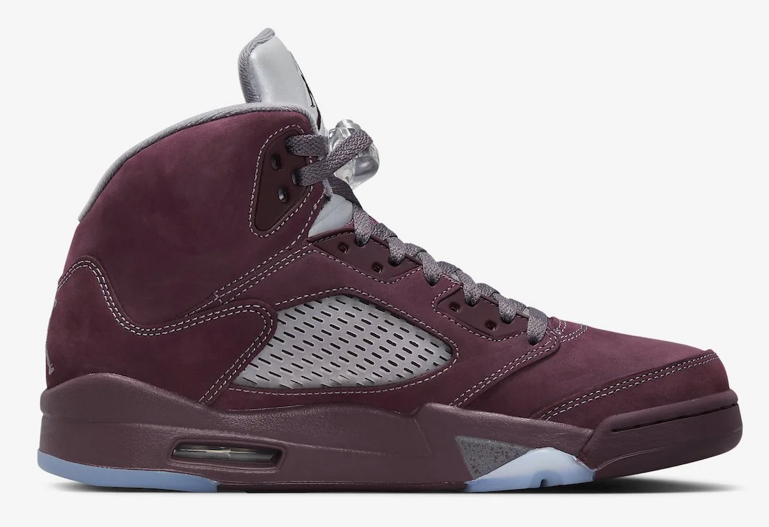 Official Images Of The 2023 Air Jordan Retro 5 "Burgundy" | The Retro ...