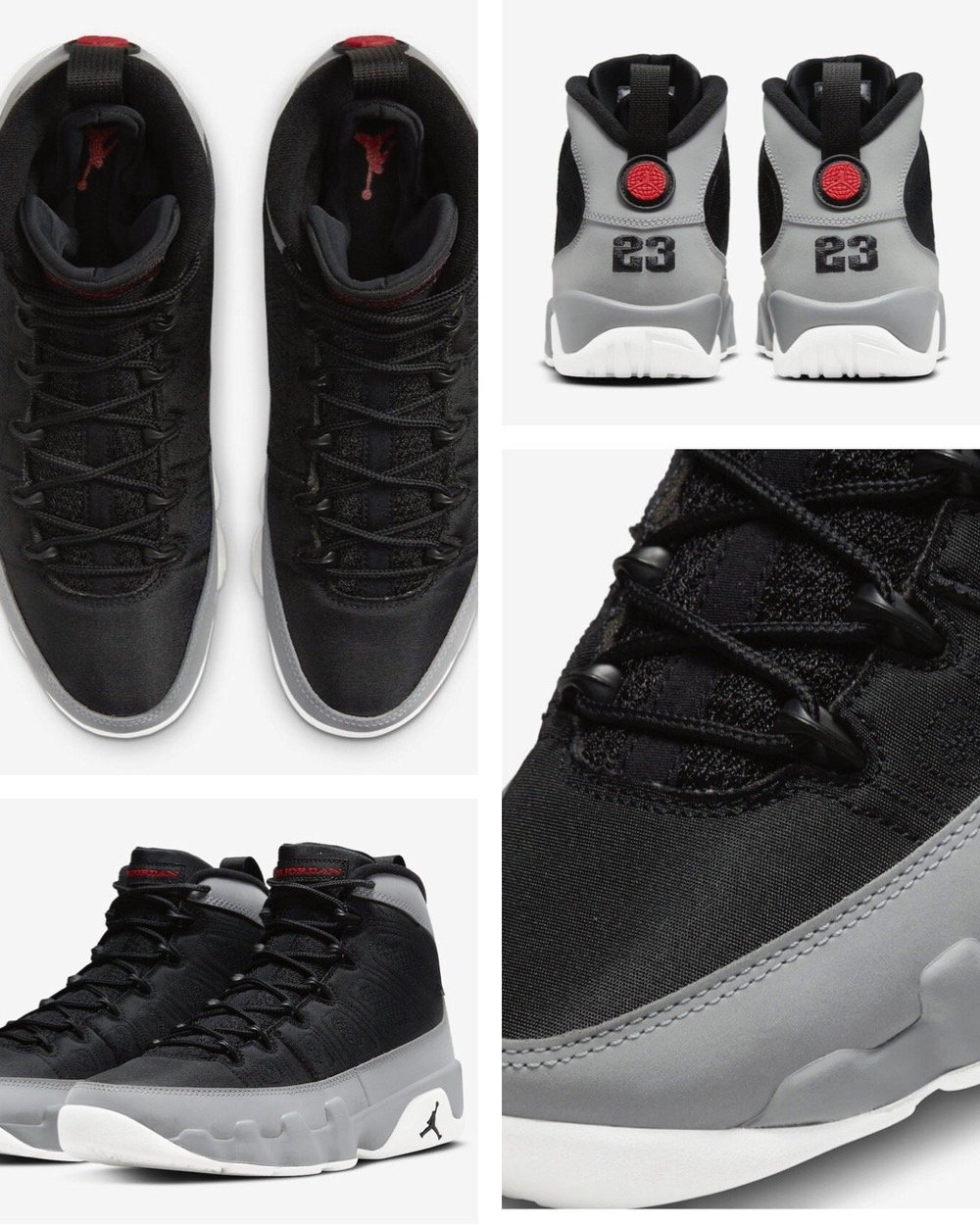 Air Jordan 9 Retro "Particle Grey" | [Complete Release Guide] | The ...