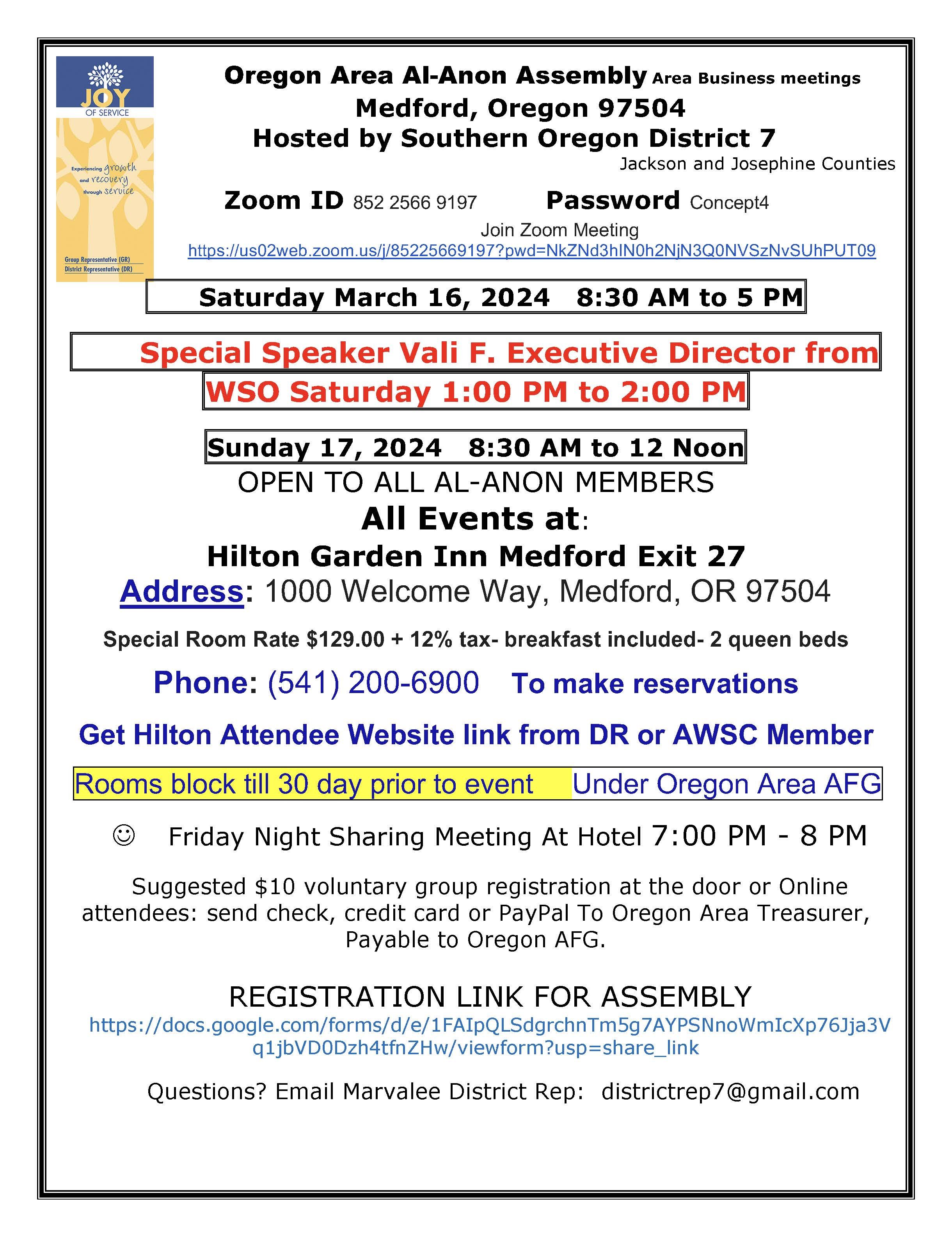 Flyers for upcoming Events! — Oregon Al-Anon/Alateen