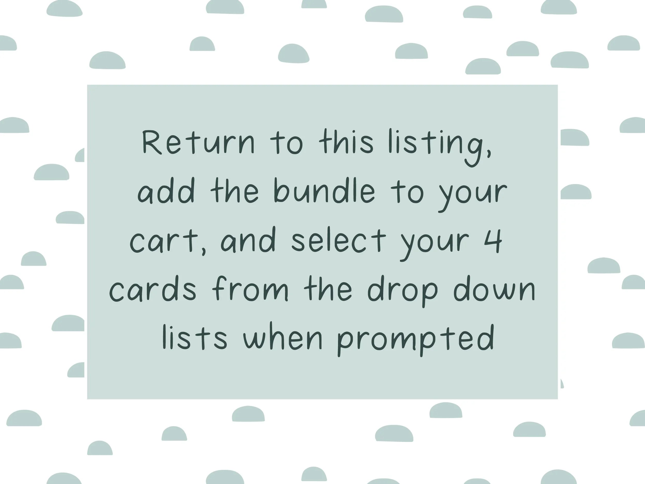 Bundle Any 4 Greeting Cards — Naebr Design