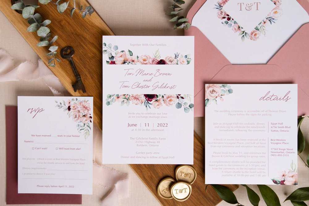 Invitation Gallery — Naebr Design