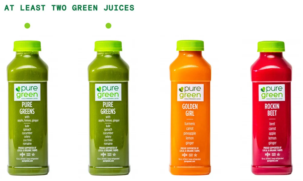 #1 Cold Pressed Juice Cleanses | Pure Green