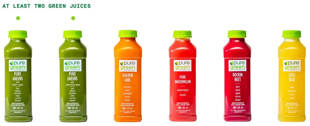 #1 Cold Pressed Juice Cleanses | Pure Green
